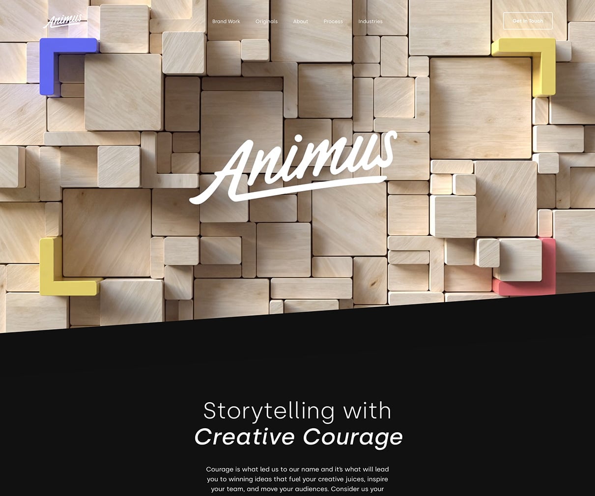 Animus Studios | デザインのこと - Web design gallery