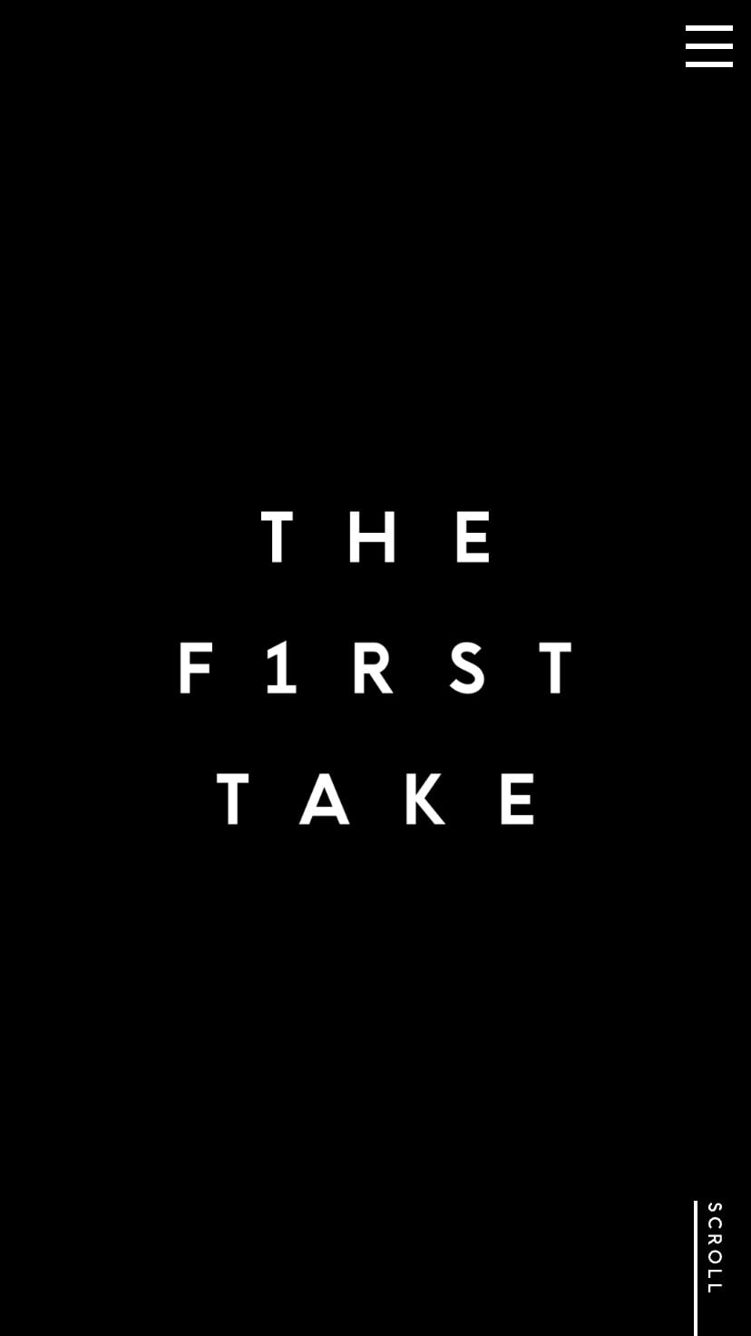THE FIRST TAKE | デザインのこと - Web design gallery