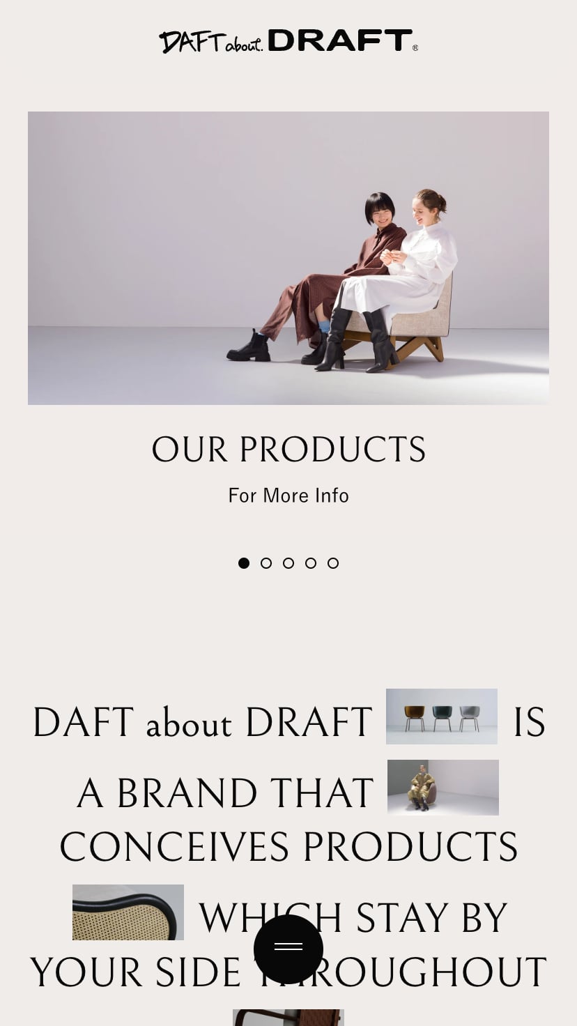 DAFT about DRAFT | デザインのこと - Web design gallery